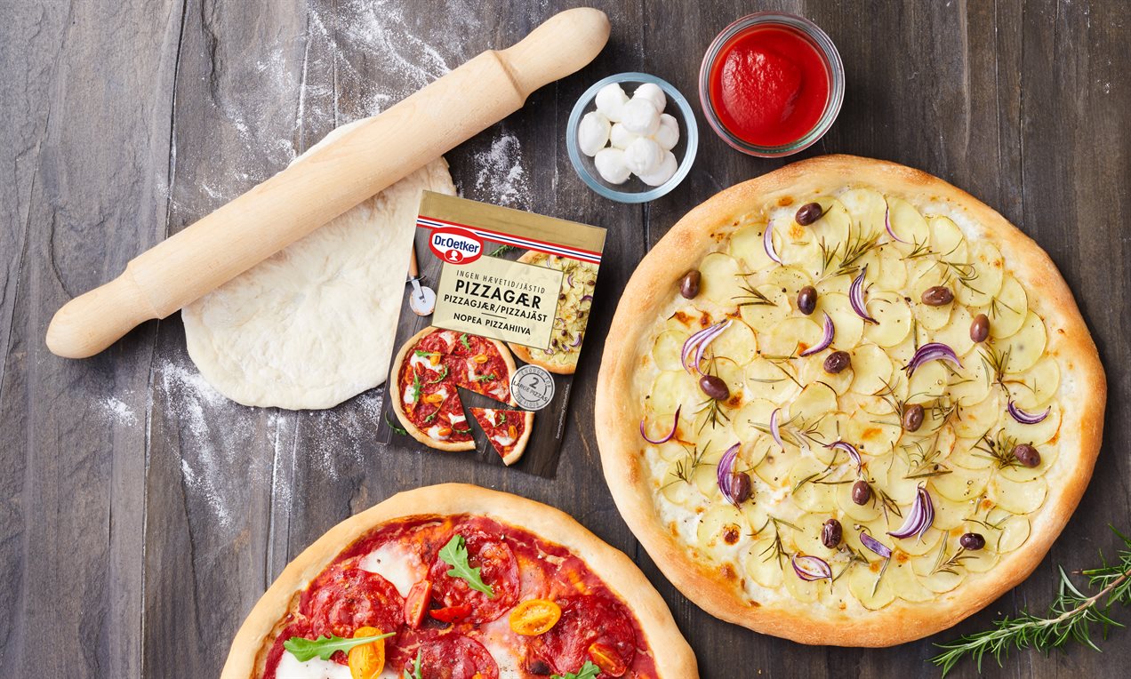 Rask og enkel pizza Oppskrift | Dr. Oetker